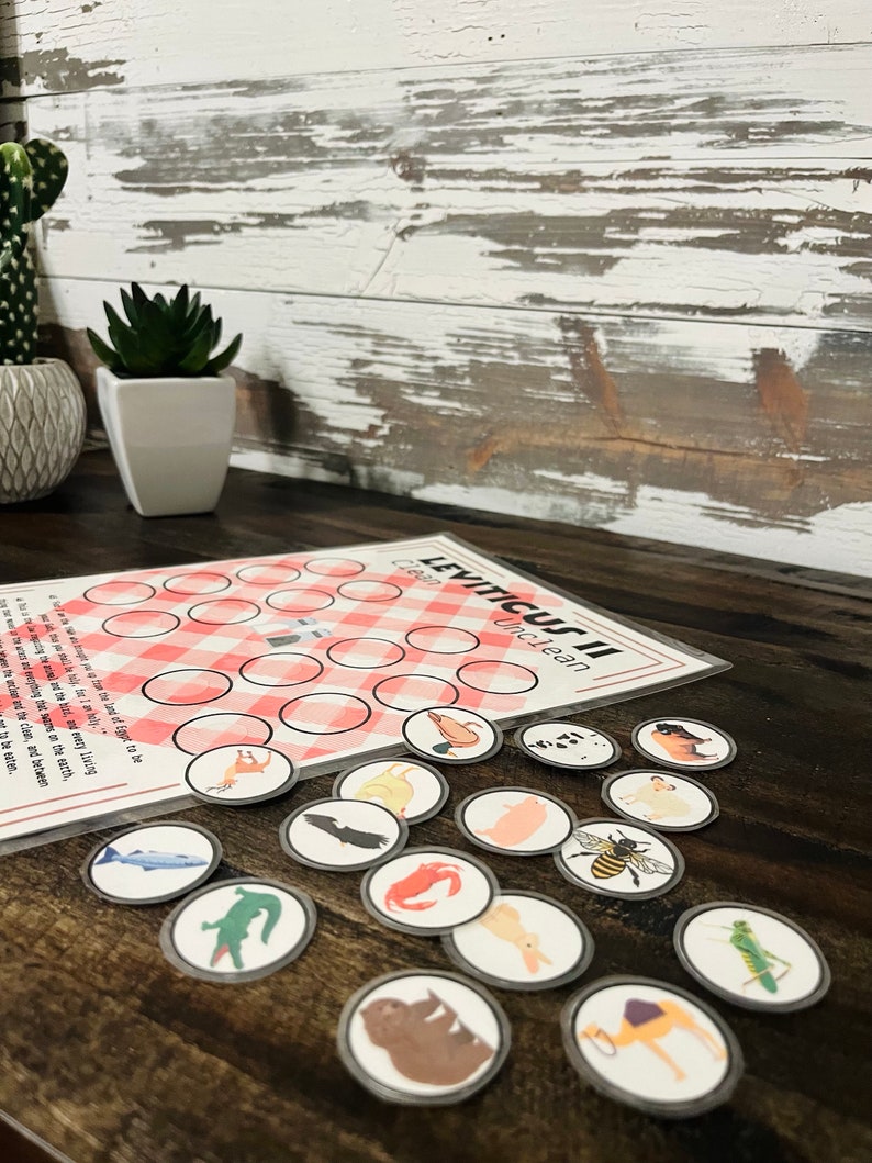 Clean and Unclean Food Bible Activity Preschool Printable - Etsy