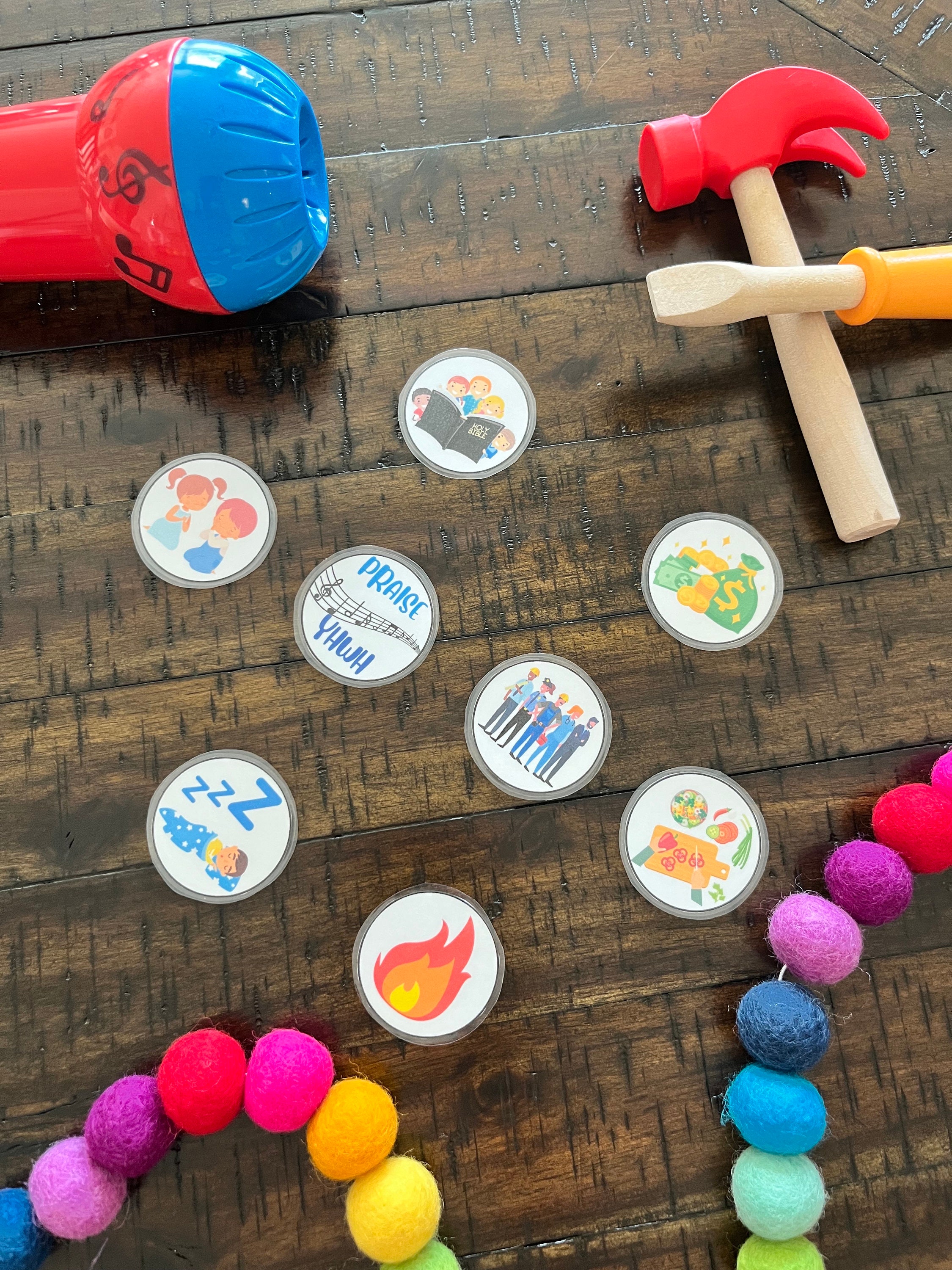 Sabbath Bible Memory Game, Preschool Printable, Homeschool Game ...