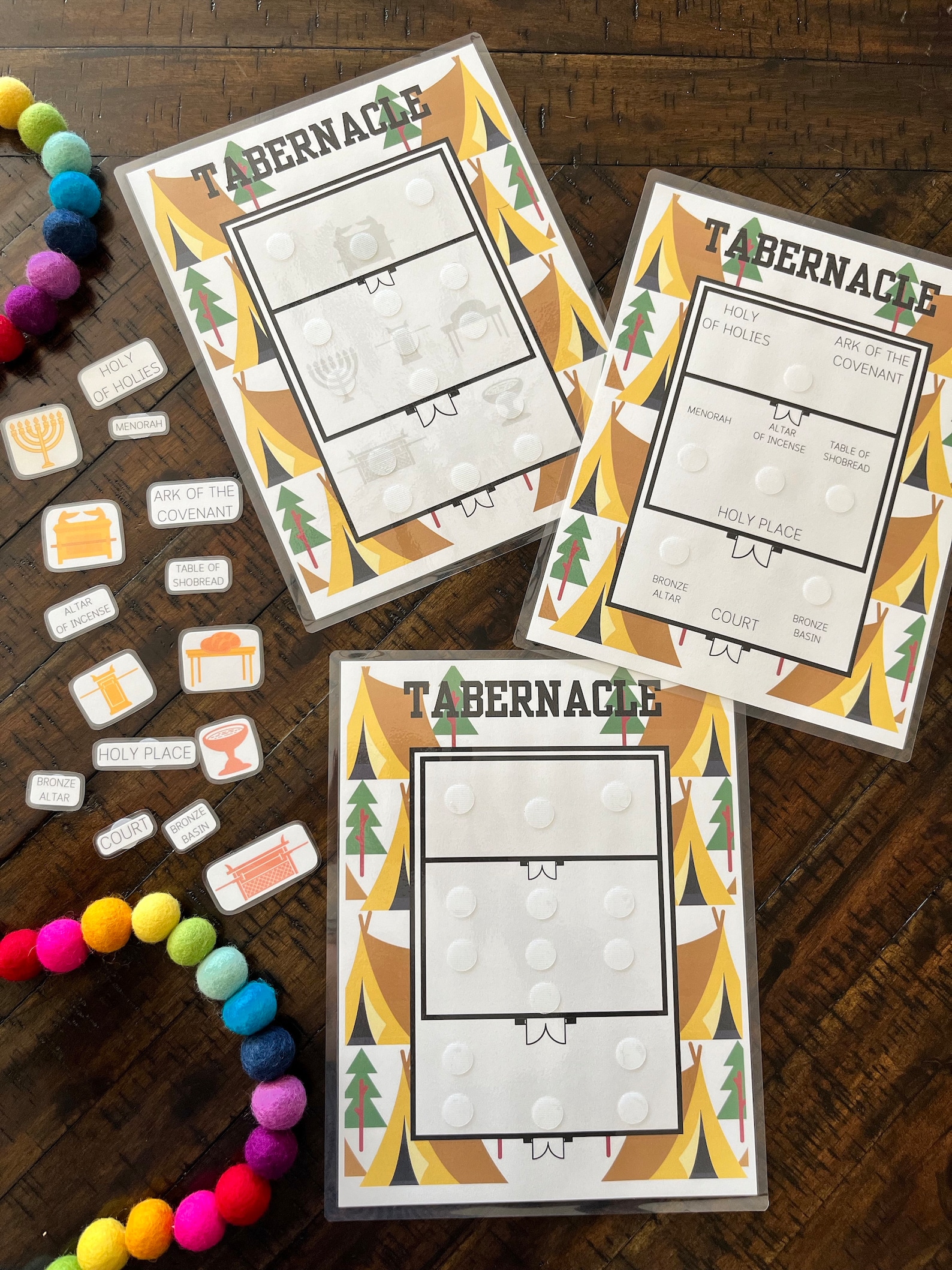 Tabernacle Bible Activity, Kids Bible Study, Preschool Printable ...