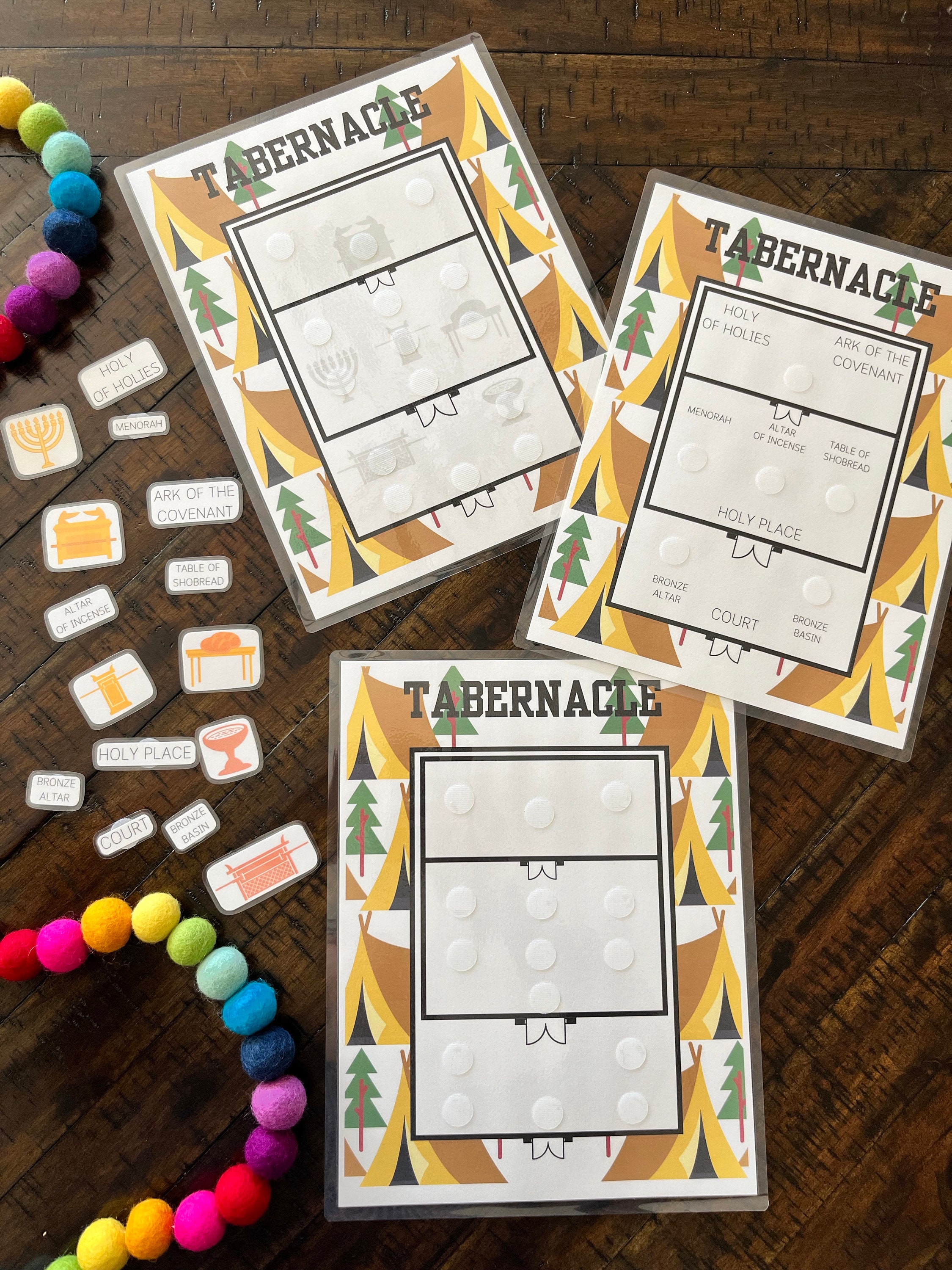 Tabernacle Bible Activity, Kids Bible Study, Preschool Printable ...