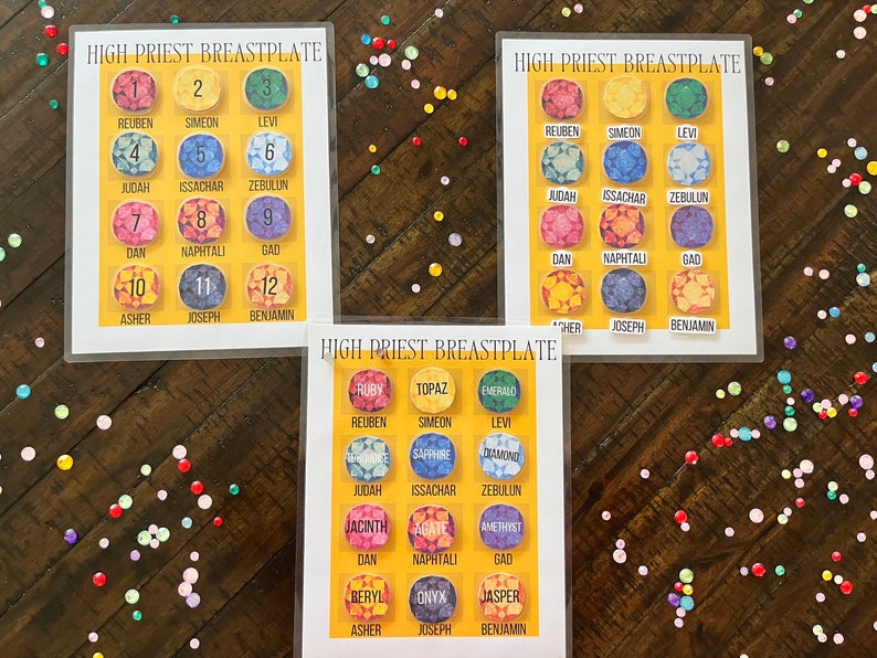 High Priest Bible Activity, 12 Tribes of Israel, Preschool Printable ...
