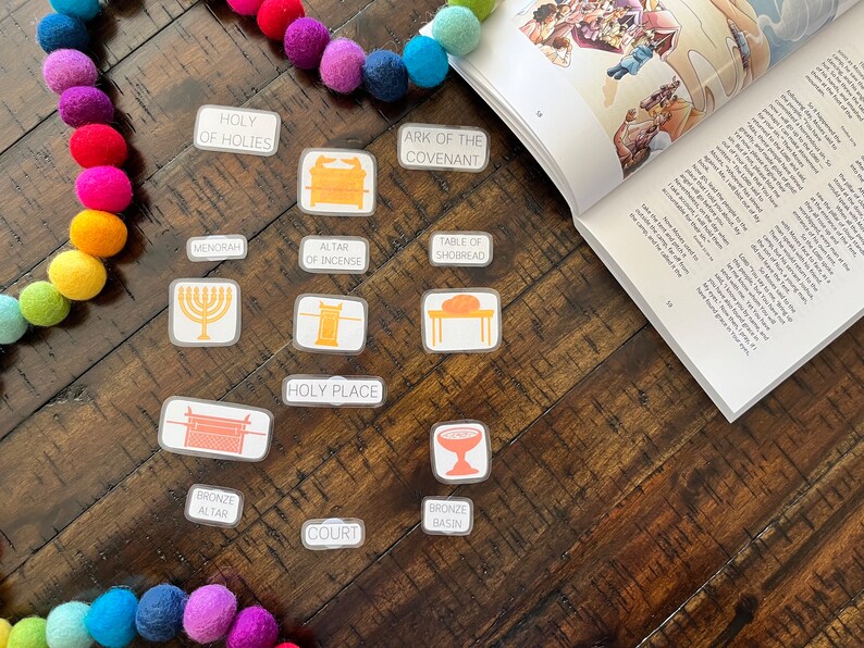 Tabernacle Bible Activity, Kids Bible Study, Preschool Printable ...