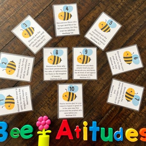 Beatitudes Bible Game, Sunday School Scavenger Hunt, Preschool ...
