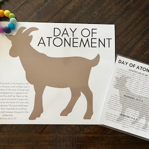 Day of Atonement, Yom Kippur, Appointed Times Printable, Kids Memory ...