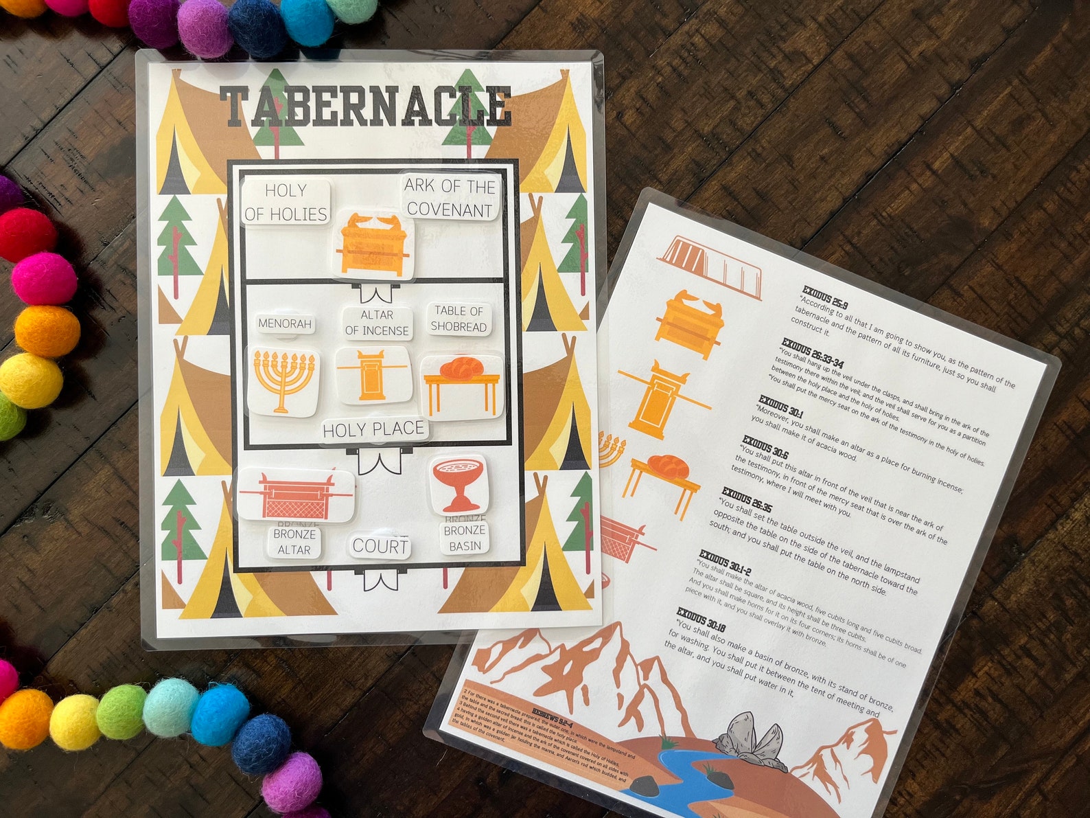 Tabernacle Bible Activity, Kids Bible Study, Preschool Printable ...