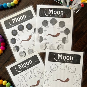 Moon Phases, New Moon Shofar Activity, Kids Bible Verses, Homeschool ...
