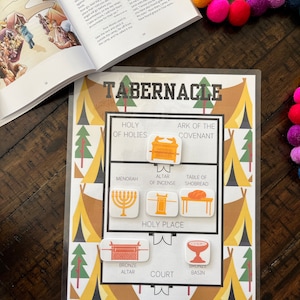 Tabernacle Bible Activity, Kids Bible Study, Preschool Printable ...