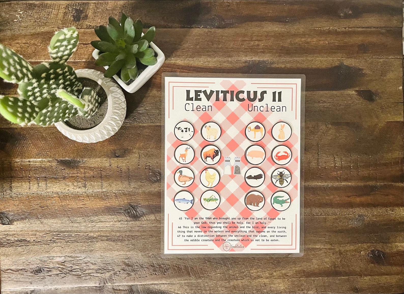 Clean and Unclean Food Bible Activity Preschool Printable - Etsy