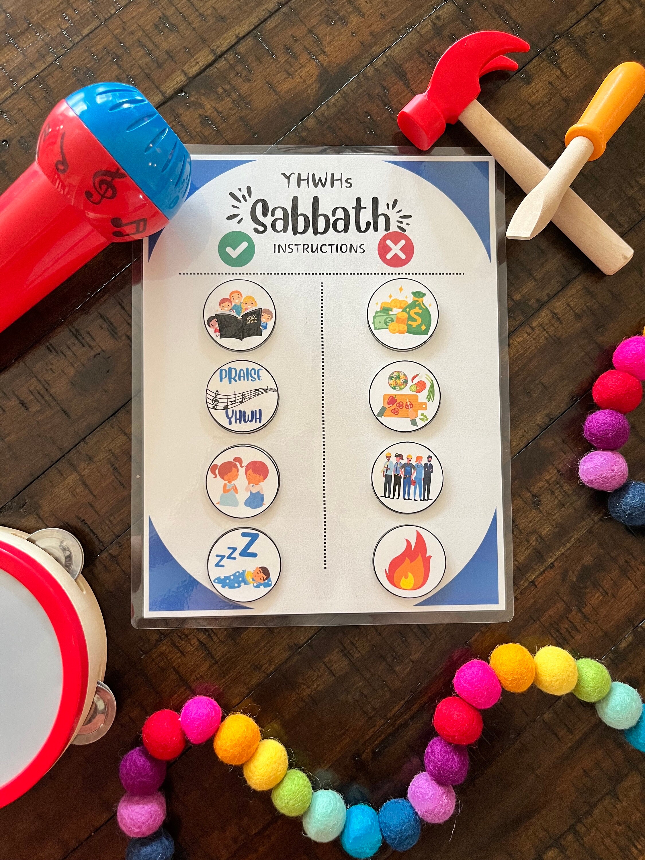 Sabbath Bible Memory Game, Preschool Printable, Homeschool Game ...
