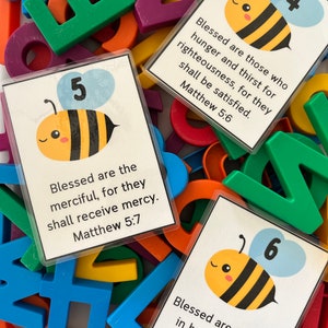 Beatitudes Bible Game, Sunday School Scavenger Hunt, Preschool ...