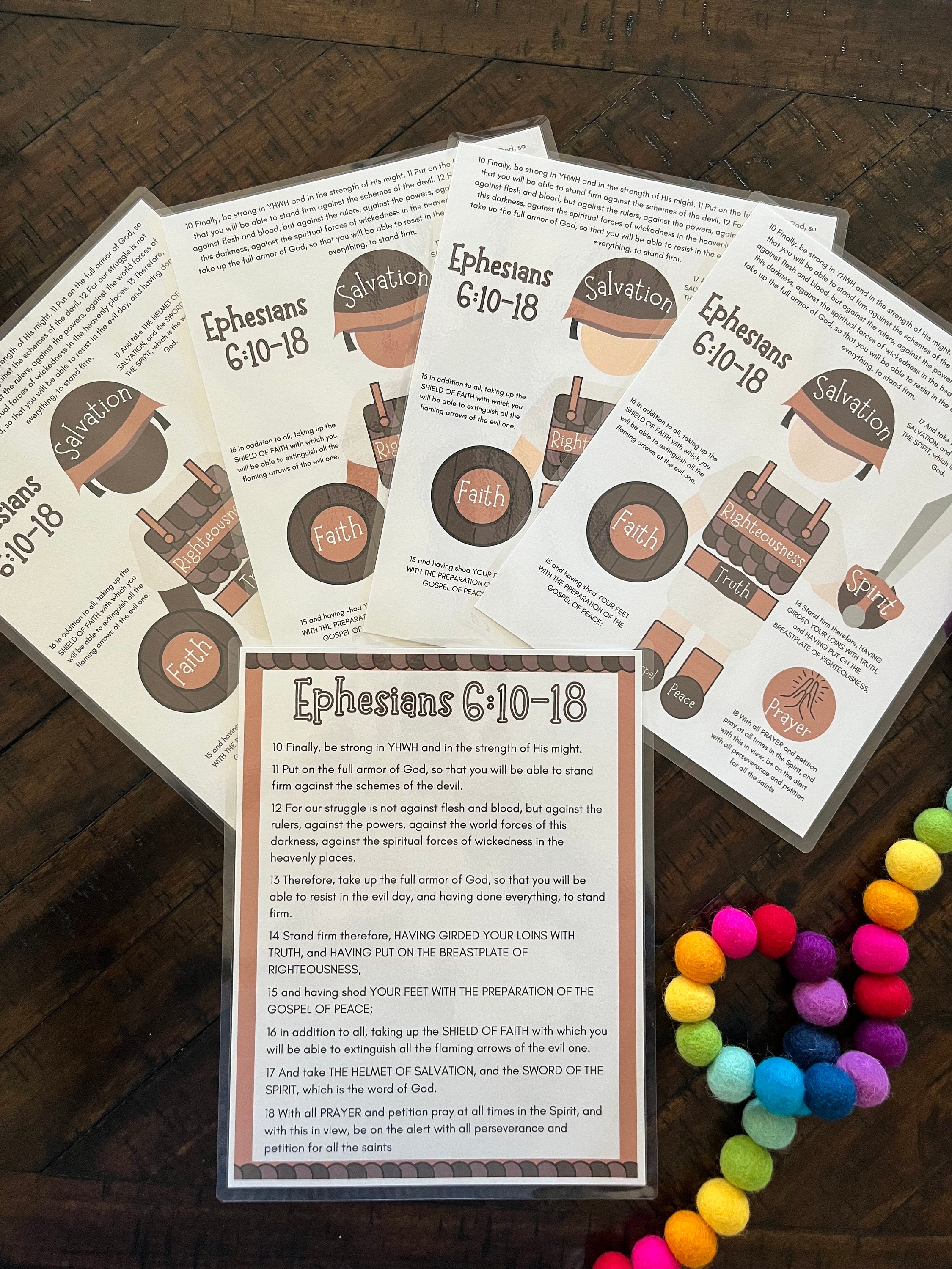 Armor of God, Ephesians Preschool Activity, Homeschool Curriculum, Kids ...