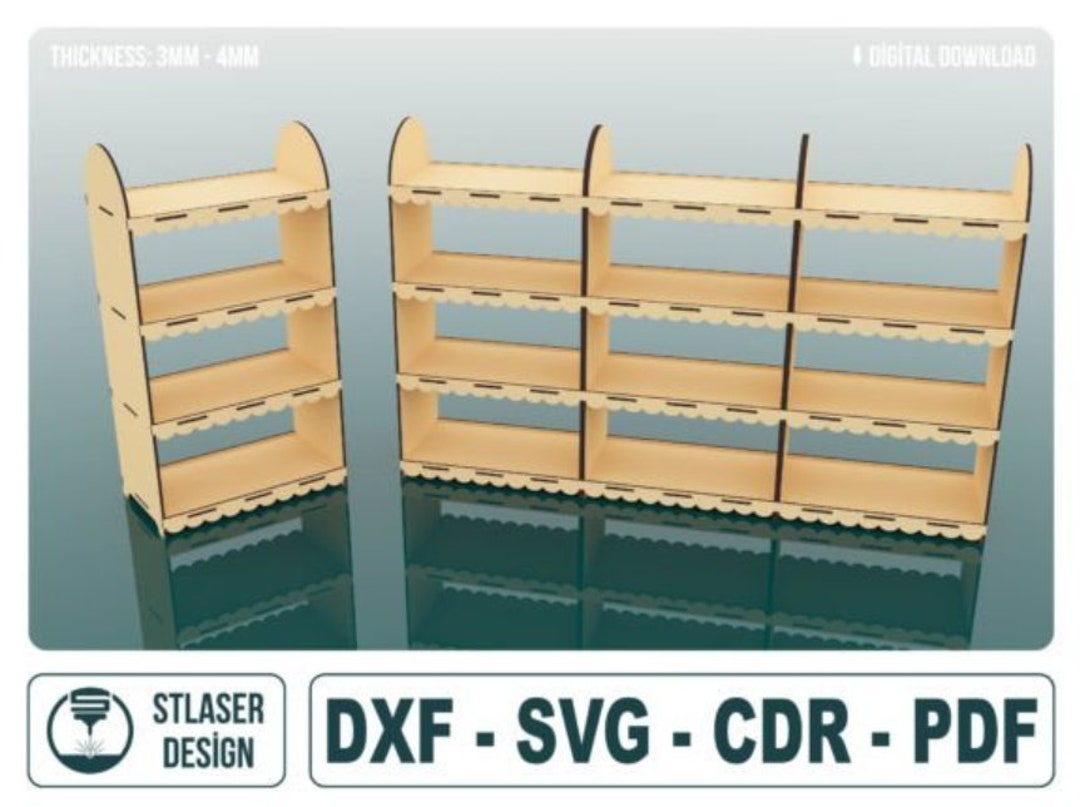 4 Shef Présentoir Laser Cut Fichiers Svg - Etsy France