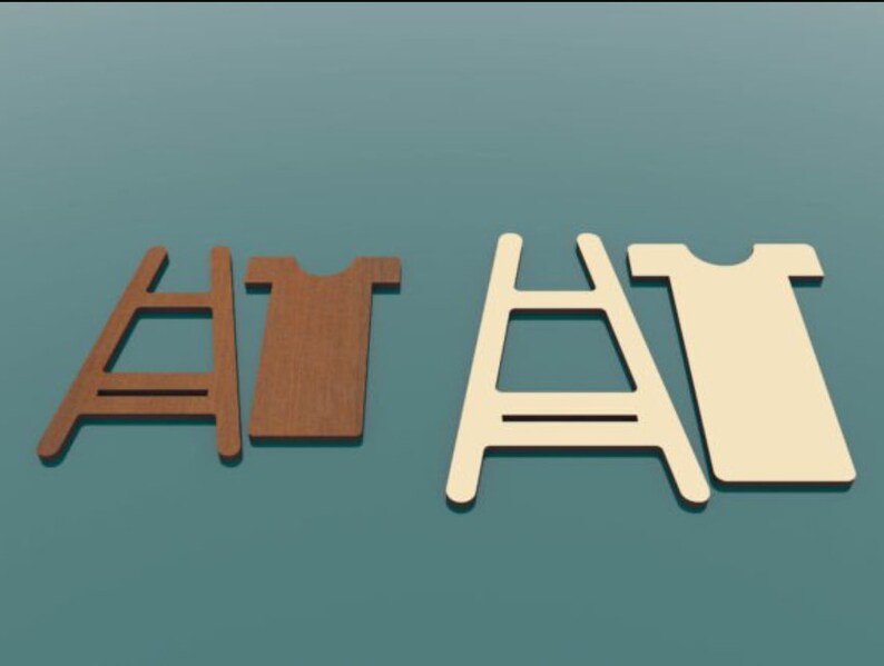 Laser Cut Easel Stant Svg Files - Etsy