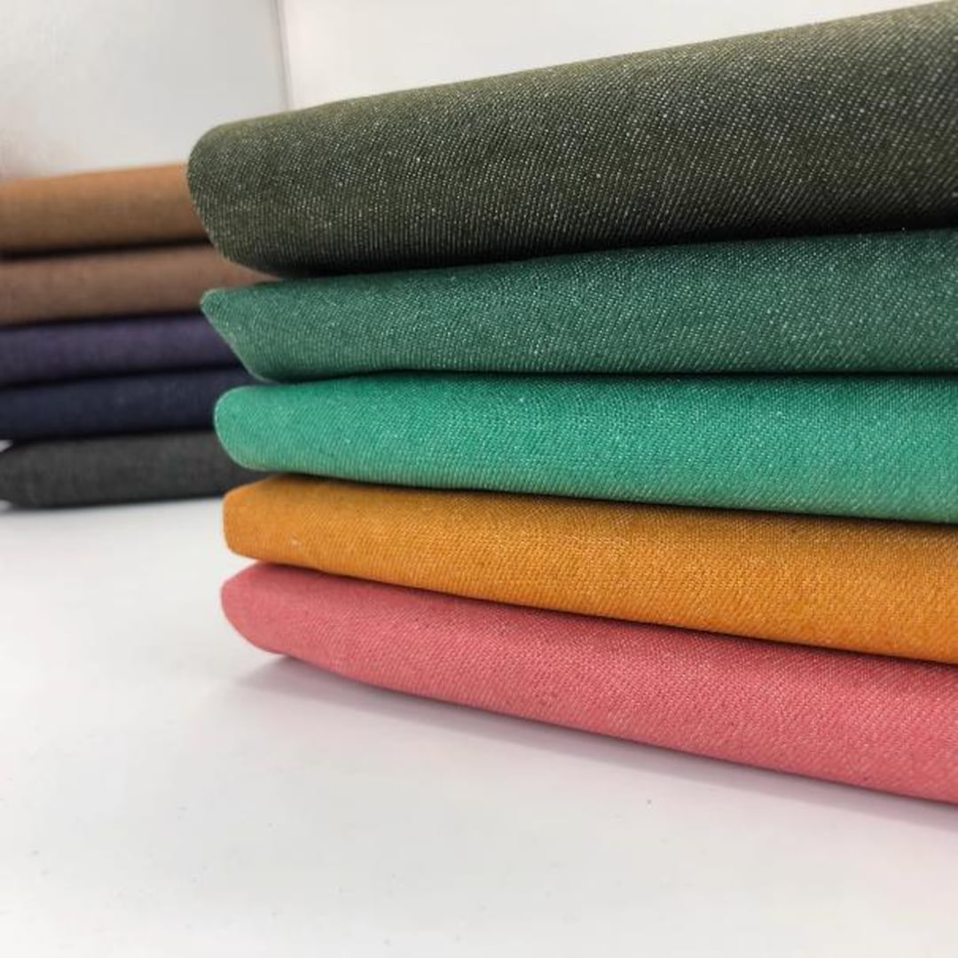 Medium Weight Denim Fabric, Washed Denim Fabric, Colored Denim, Jean ...