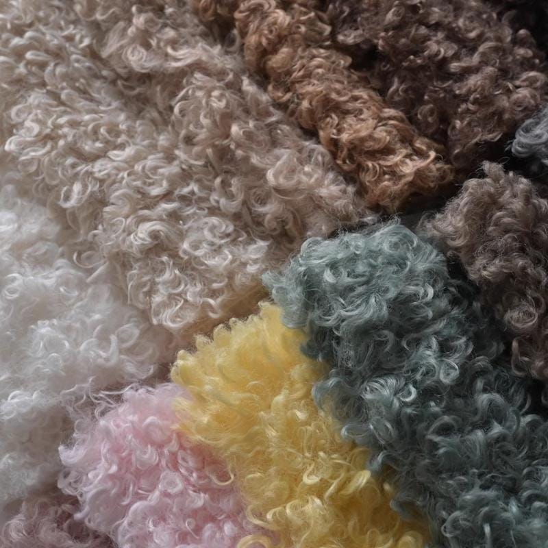 Teddy Bears Fabric With Little Curls Soft Fabric for Toy Stuffed Animal ...