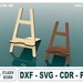 Laser Cut Easel Stant Svg Files - Etsy