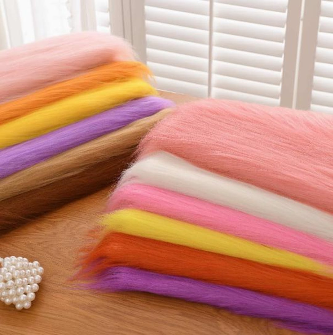 LONG Pile PLUSH Fabric, Faux Fur Fabric, Fursuit Prop, Fursuit Material ...