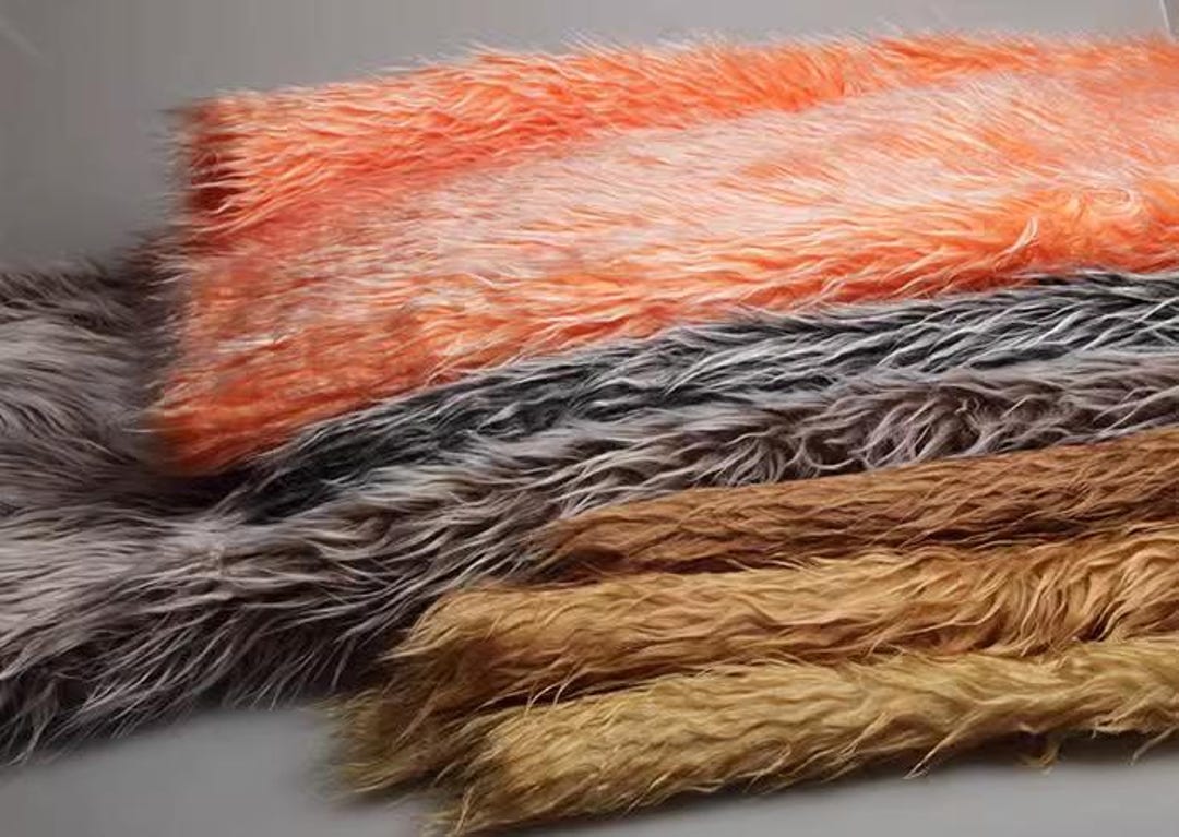 LONG Pile PLUSH Fabric, Faux Fur Fabric, Fursuit Prop, Fursuit Material ...