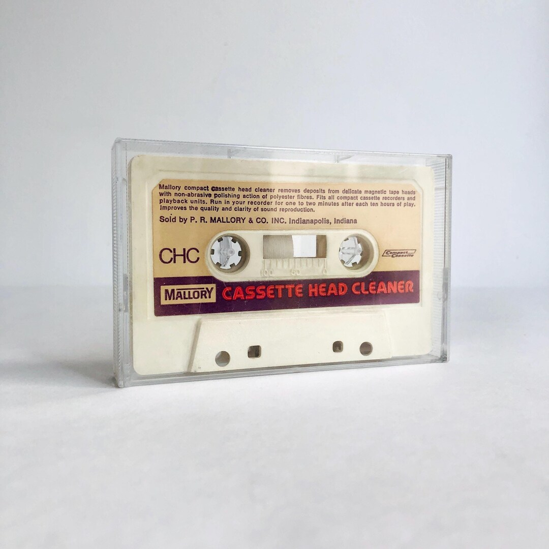 Cleaning Cassette, Mallory, Head Cleaning Cassette - Etsy