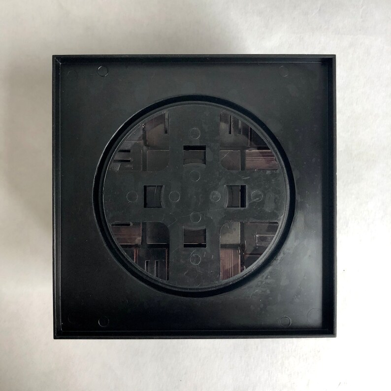 Vintage Cassette Cube, Cassette Carousel, 70s, Transparent Cassette ...