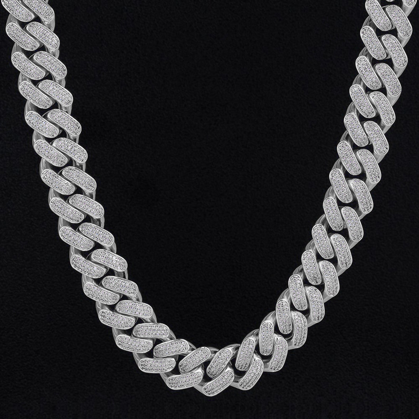 Diamond Cuban Link Chain - Etsy