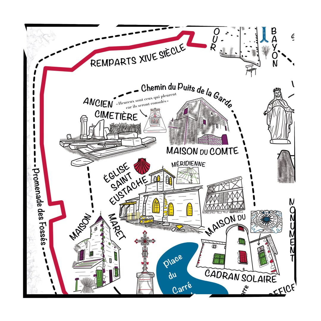 Map of Saint-haon-le-châtel / "in the Heart of the Villages" Collection ...