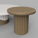 STL File - 1/12 Scale Round Coffee Table STL for Dollhouses (commercial ...