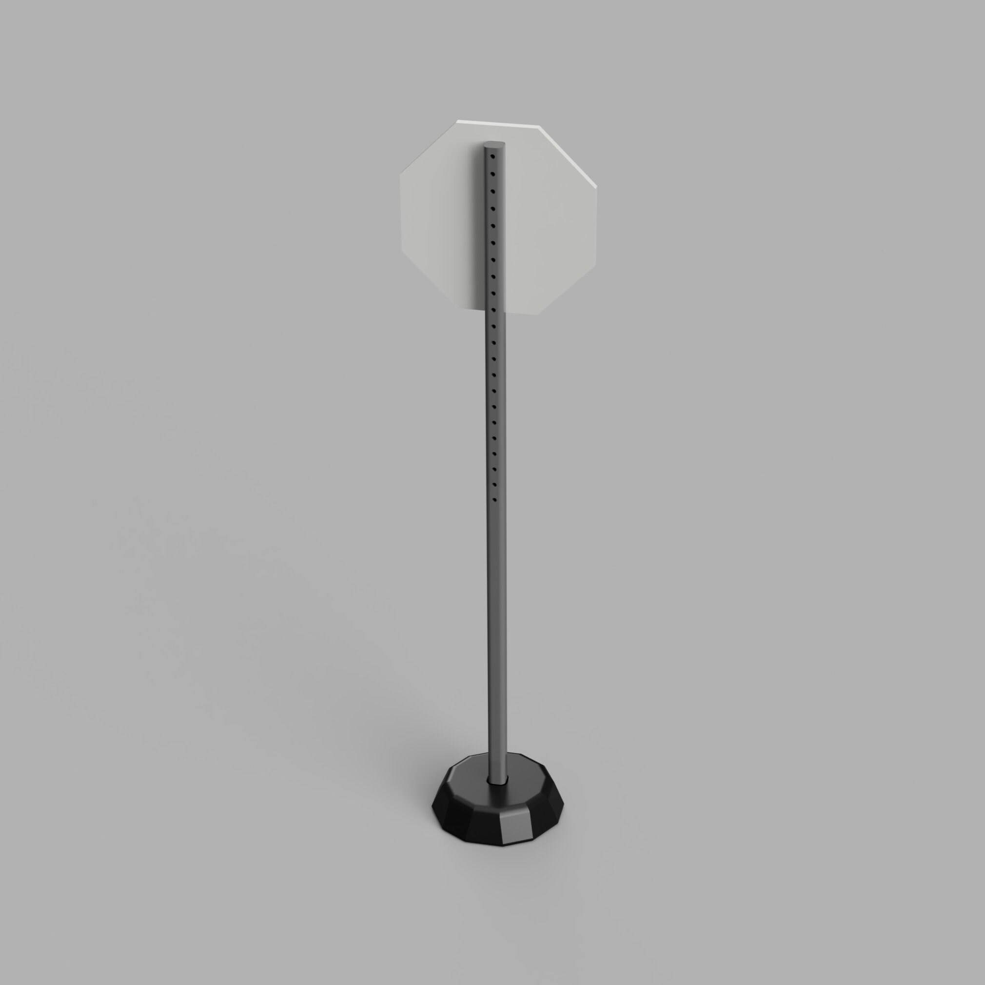 STL File - 1/12 Scale Miniature Stop Sign STL for Dollhouses and ...