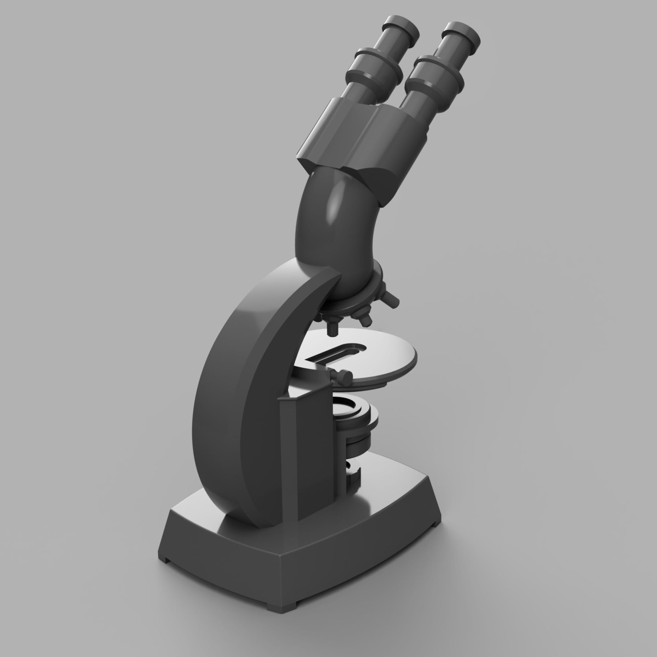 STL File - 1/12 Scale Microscope STL for Dollhouses and Miniature ...