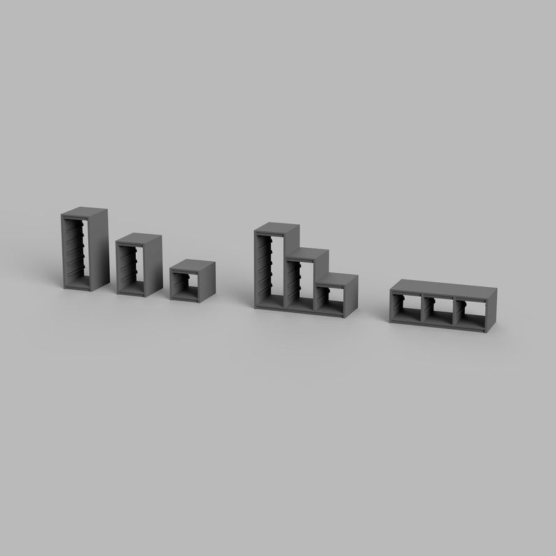 STL File - 1/12 Scale Miniature Storage Unit STL Set for Dollhouses and ...