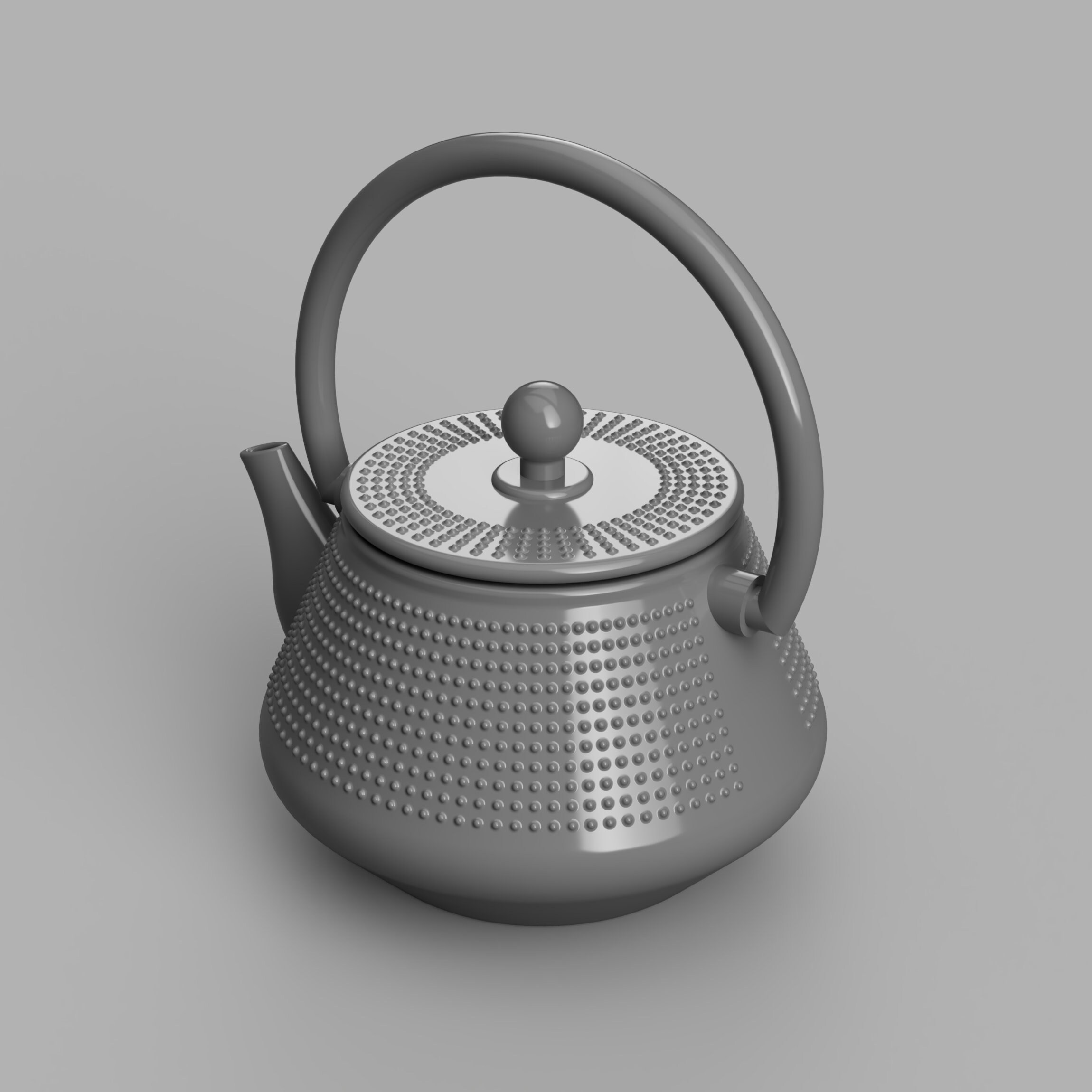 STL File 1/12 Scale Miniature Teapot STL for Dollhouses and Miniature ...