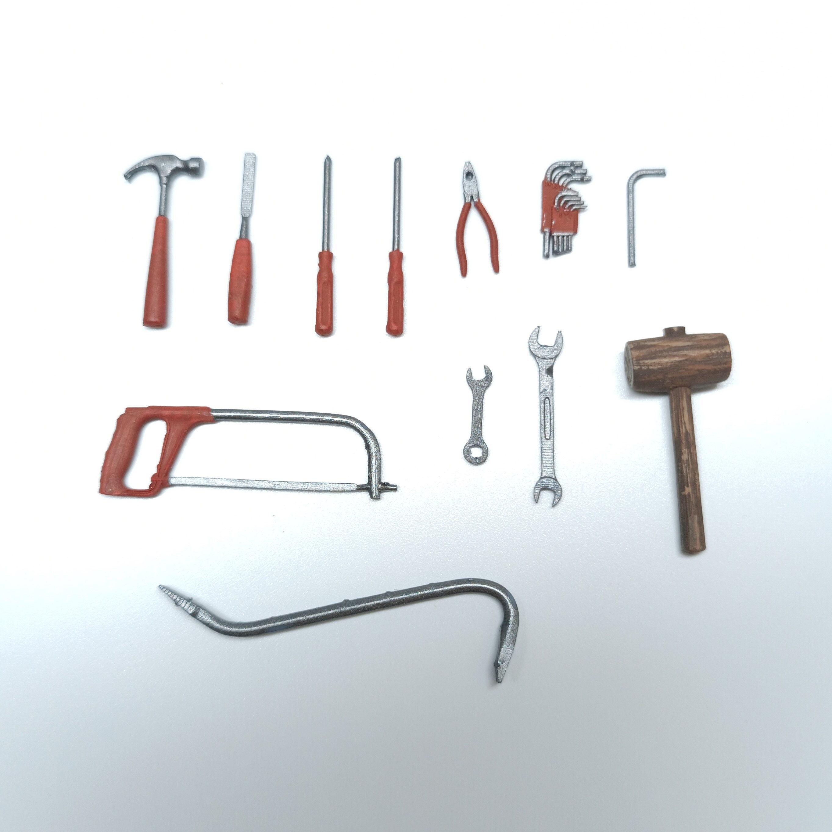 STL File - 1/12 and 1/6 Scale Tool STL Set V1 (12 Piece) for Dollhouses ...
