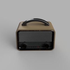 STL File - 1/12 Scale Vintage Radio STL for Dollhouses (commercial ...