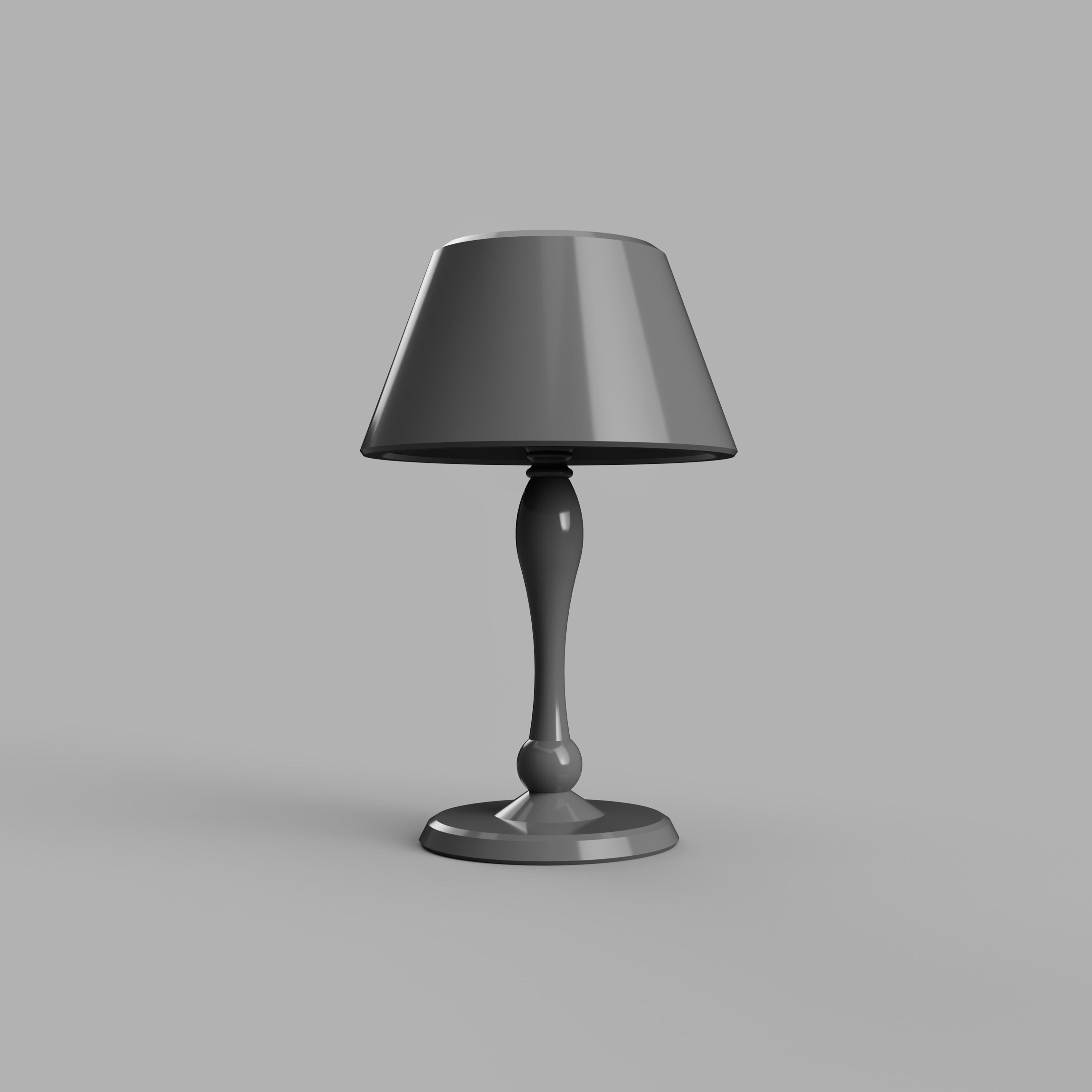 STL File 1/12 Scale Bedside Lamp Model for Dollhouses and - Etsy