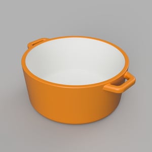 STL File - 1/12 Scale Miniature Cooking Pot - Dollhouse Kitchen STL ...