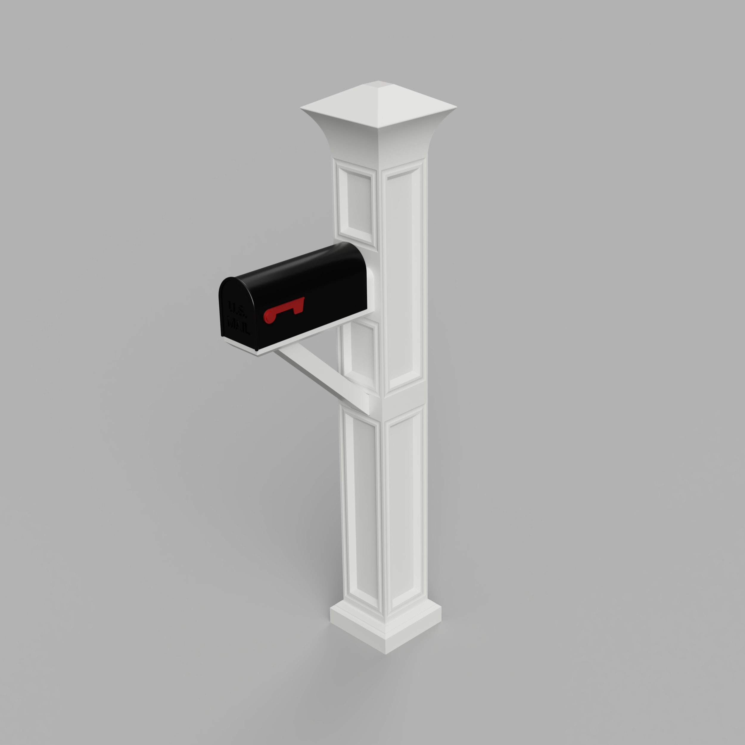 STL File 1/12 Scale Miniature Mailbox STL for Dollhouses and Miniature ...