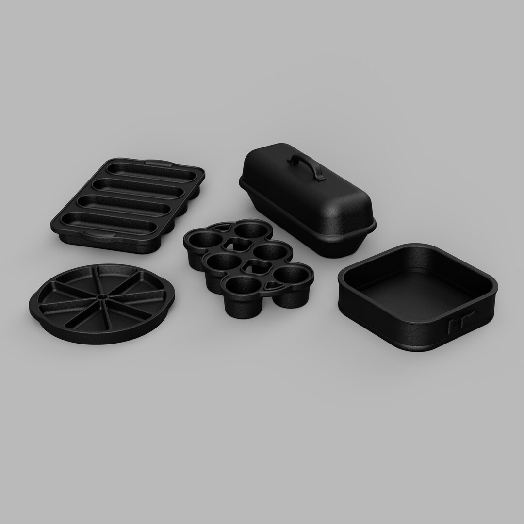STL File - 1/12 Scale Miniature Baking STL Set (5 Piece) for Dollhouses ...