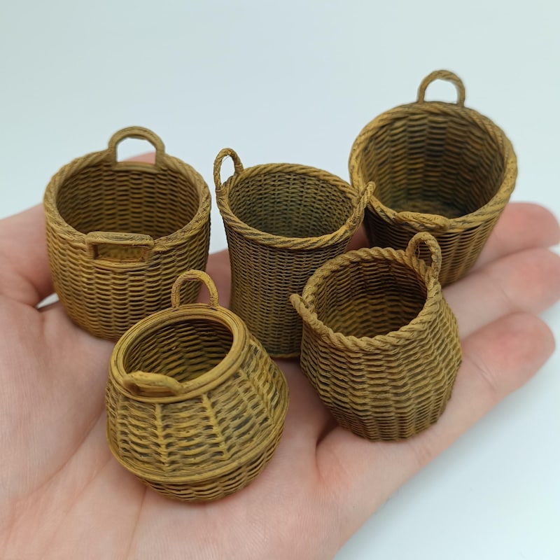 Wicker Baskets - Etsy
