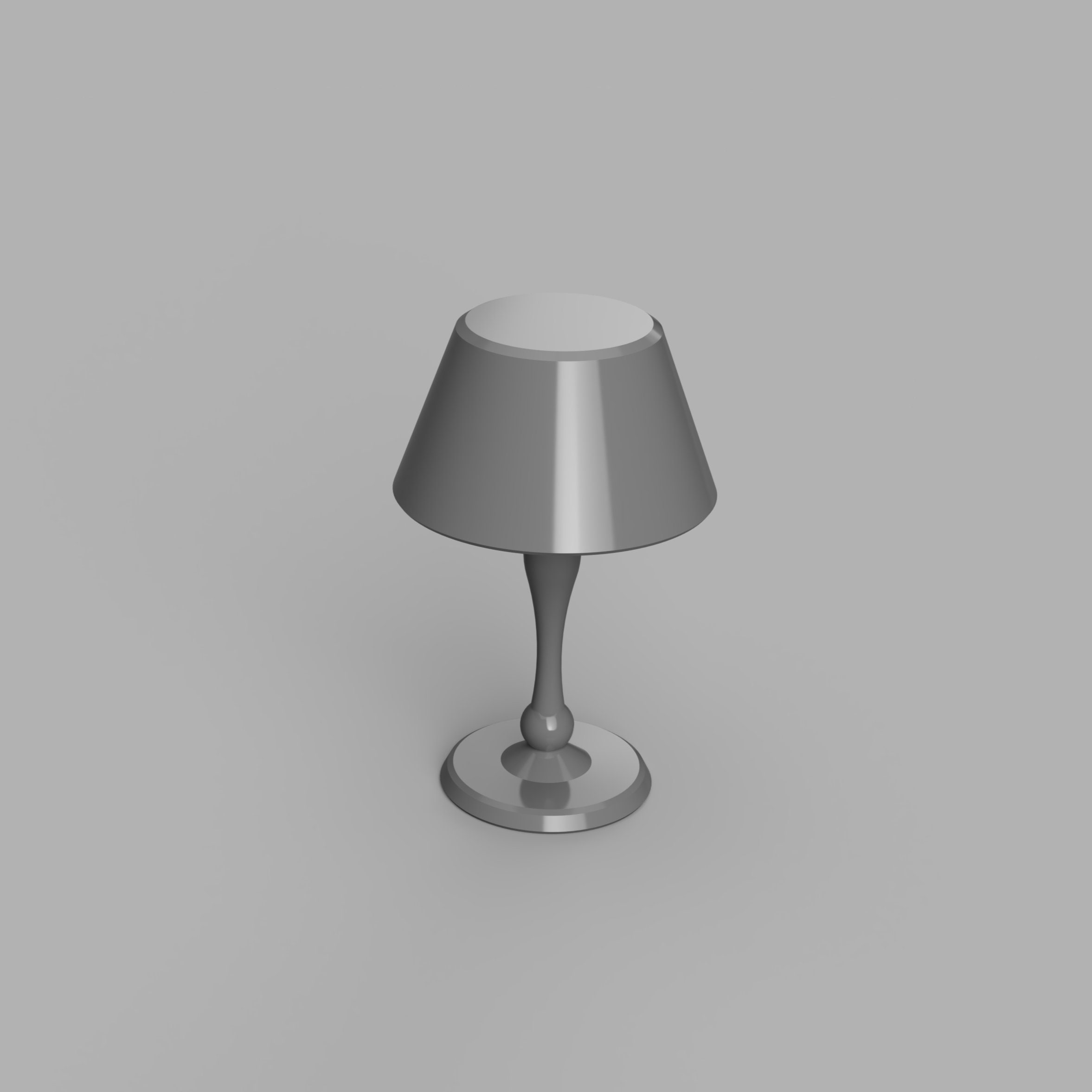 STL File 1/12 Scale Bedside Lamp Model for Dollhouses and - Etsy