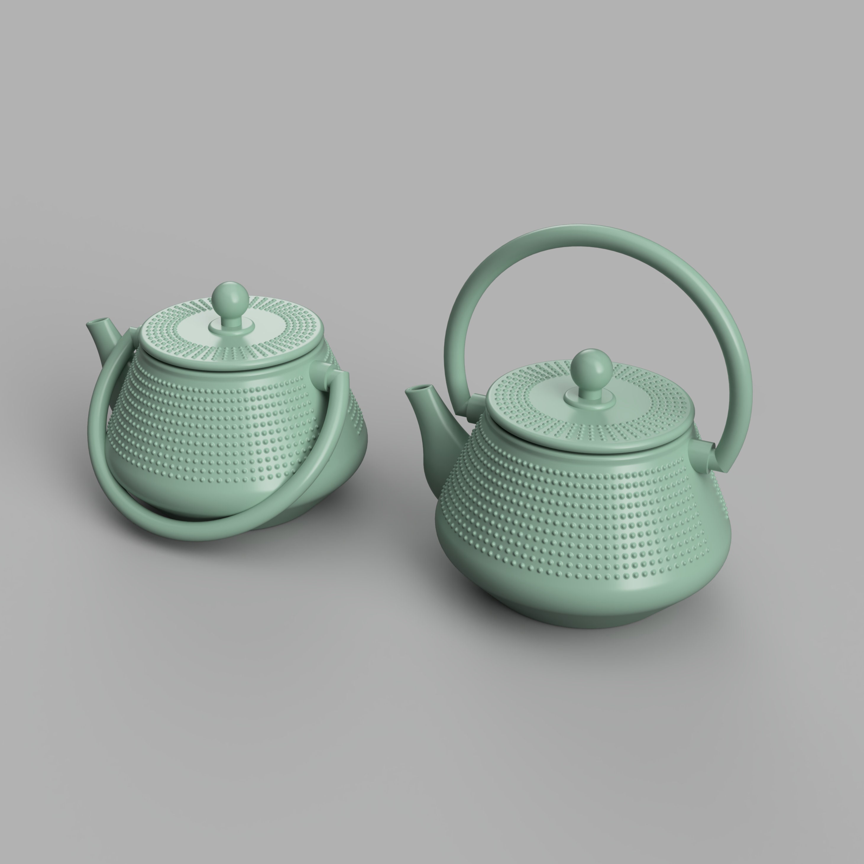 STL File 1/12 Scale Miniature Teapot STL for Dollhouses and Miniature ...
