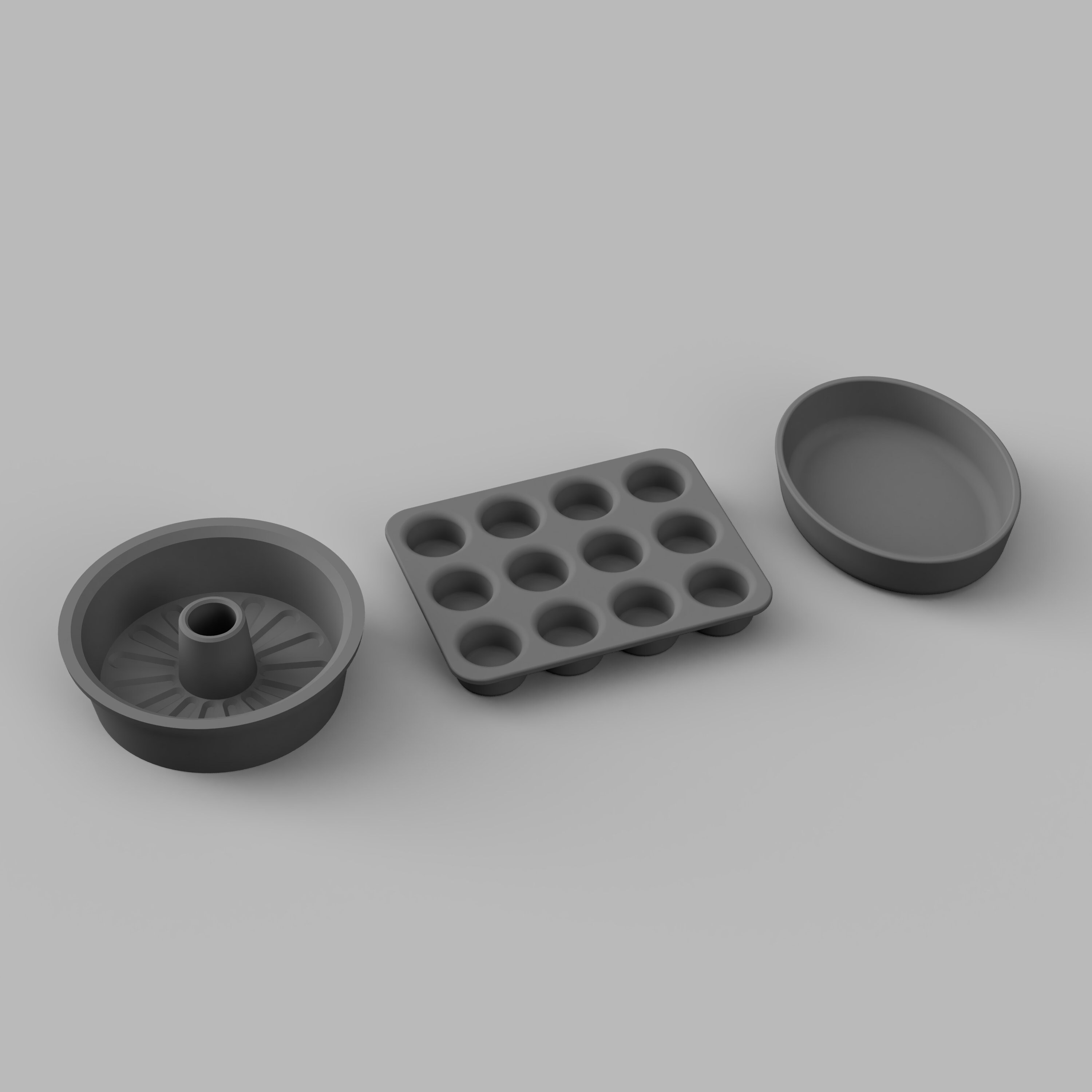 STL File - 1/12 Scale Miniature Baking Set Stl (6psc) for Dollhouses ...