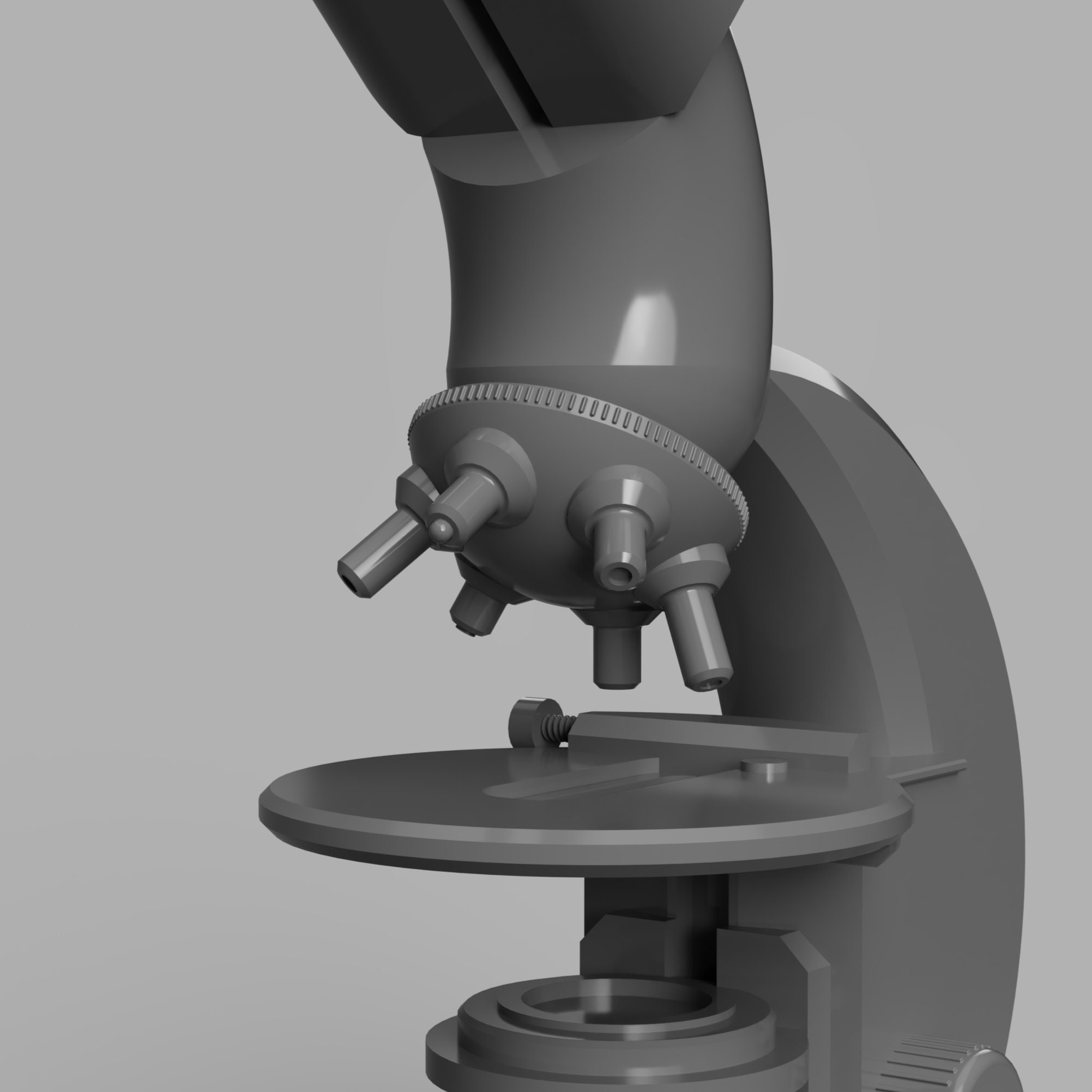 STL File - 1/12 Scale Microscope STL for Dollhouses and Miniature ...