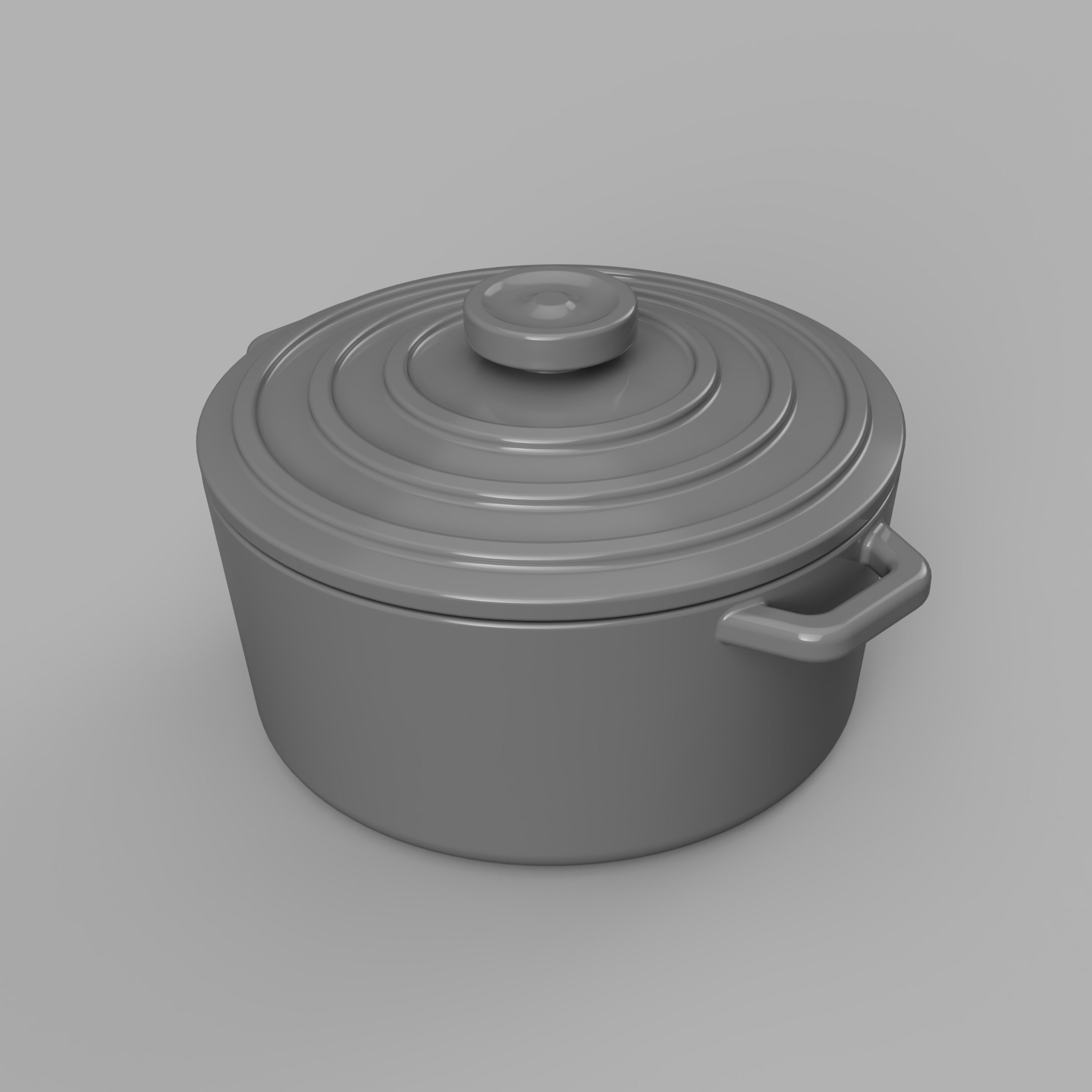 STL File 1/12 Scale Miniature Cooking Pot Dollhouse Kitchen STL ...