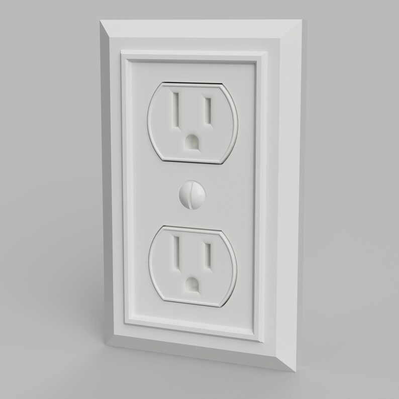 STL File - 1/12 Scale Miniature Power Socket STL Set for Dollhouses ...