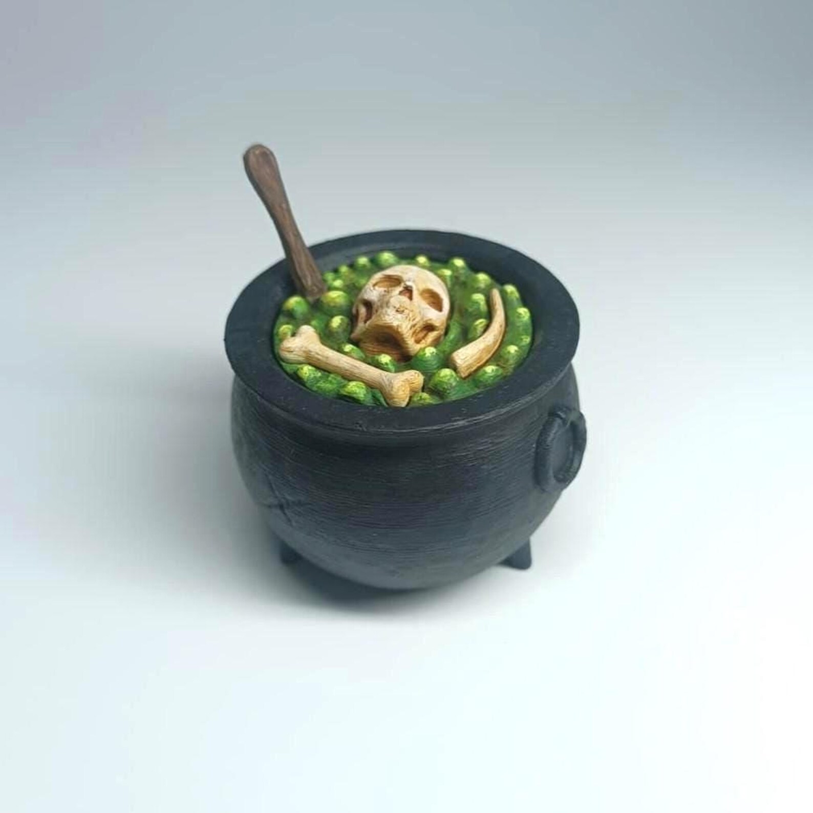 STL File - 1/12 Scale Halloween Witch’s Cauldron STL for Dollhouses and ...