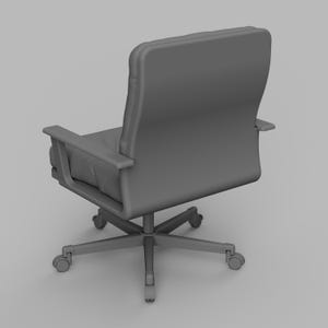 STL File - 1/12 Scale Miniature Desk Chair STL for Dollhouses and ...