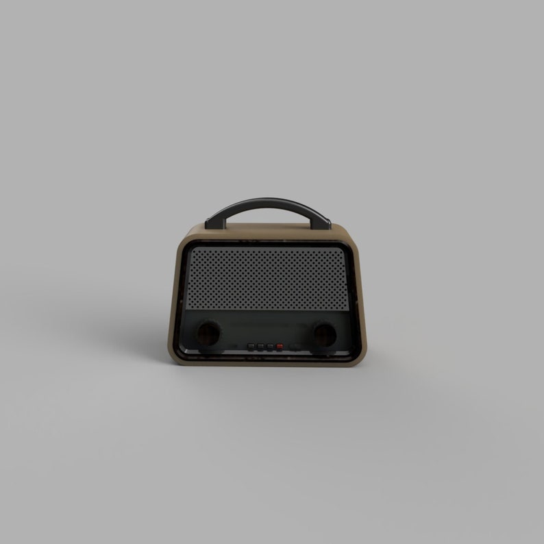 STL File 1/12 Scale Vintage Radio STL for Dollhouses and - Etsy