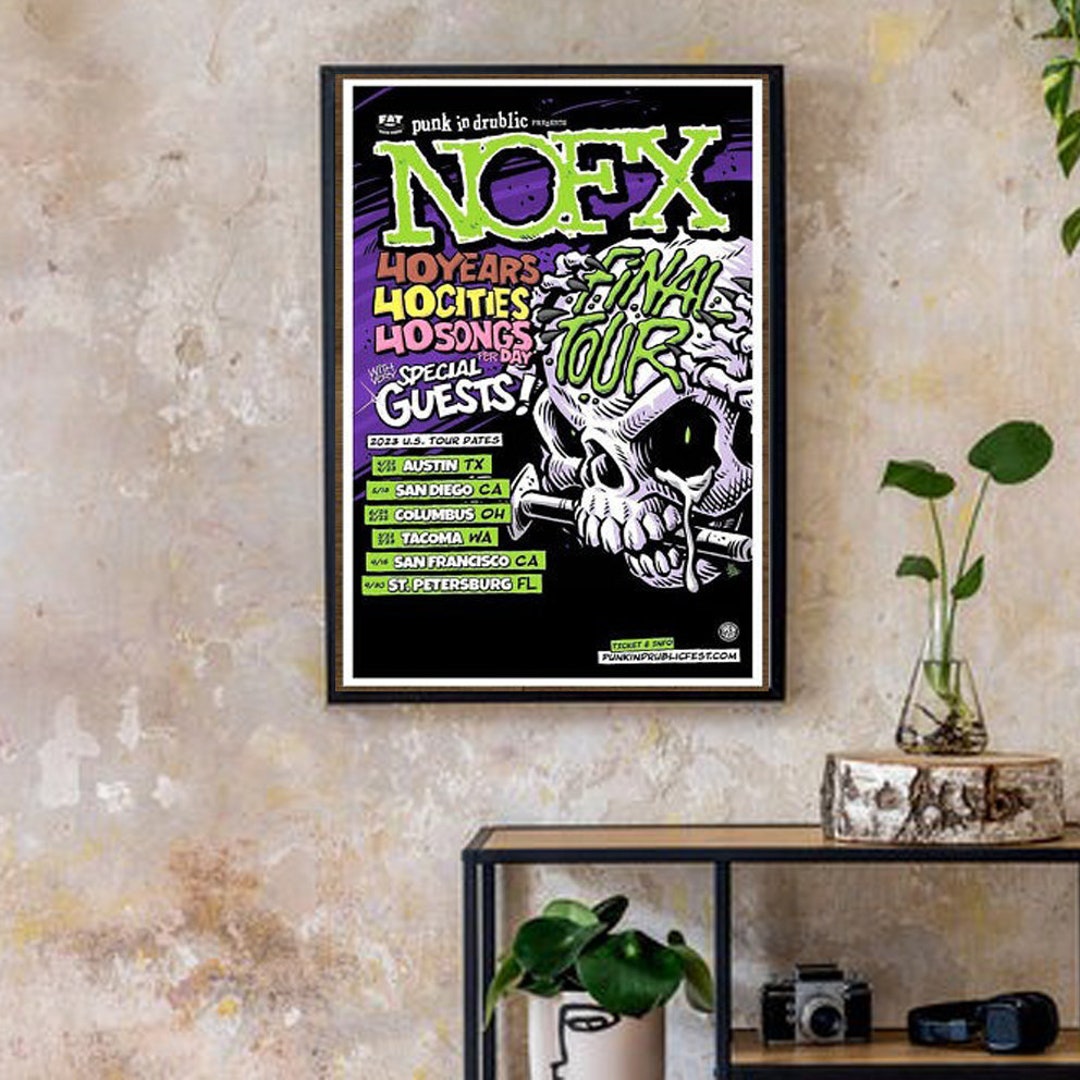NOFX Band Tour Tacoma Poster WA 2023 New Best Gift - Etsy