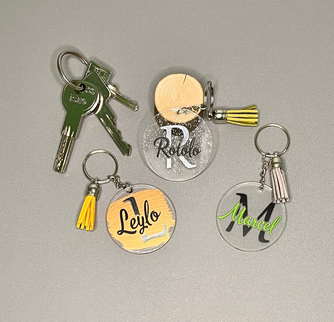 Personalized Acrylic Keychain - Etsy