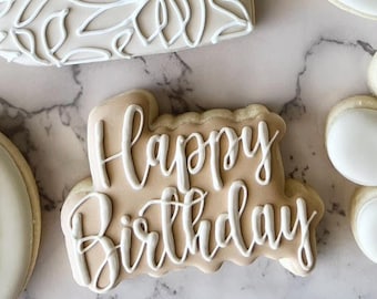 Number Three Cookie Cutter With Letter Plaque, Cutter Outline Only - Etsy